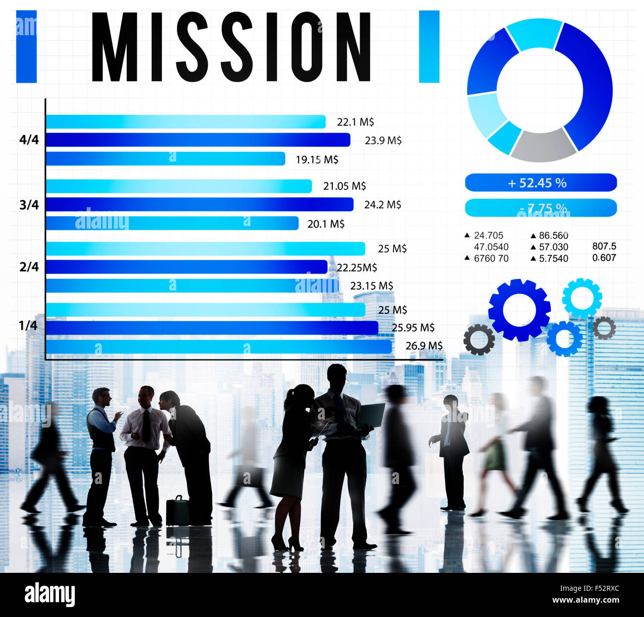 Mission Solution Target strategy Vision Concept Stock Photo - Alamy