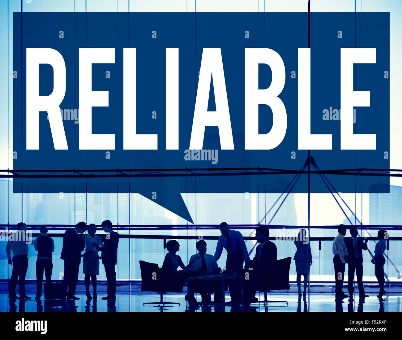 Reliable Integrity Efficiency Trust Trustworthy Concept Stock Photo - Alamy