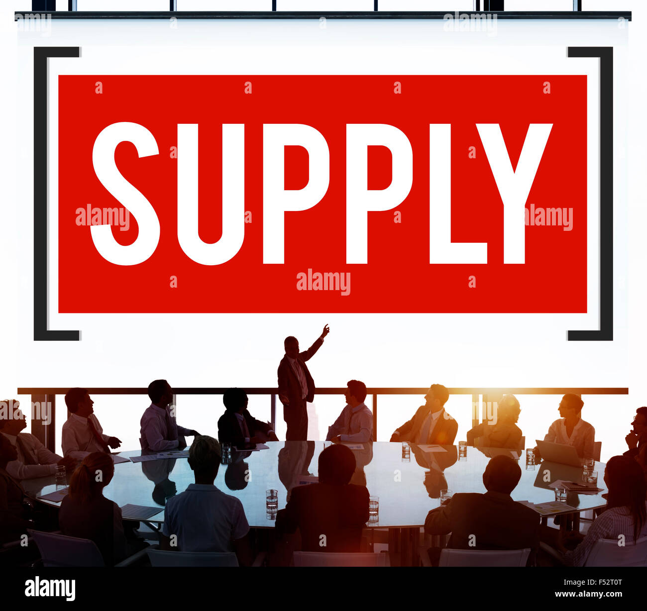 Supply Stock Marketing Logistic Distribution Business Concept Stock ...