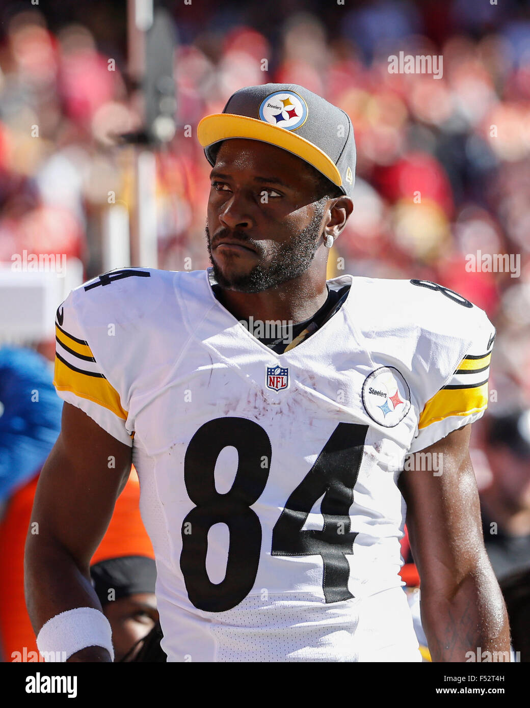 October 25, 2105: Pittsburgh Steelers wide receiver Antonio Brown (84 ...