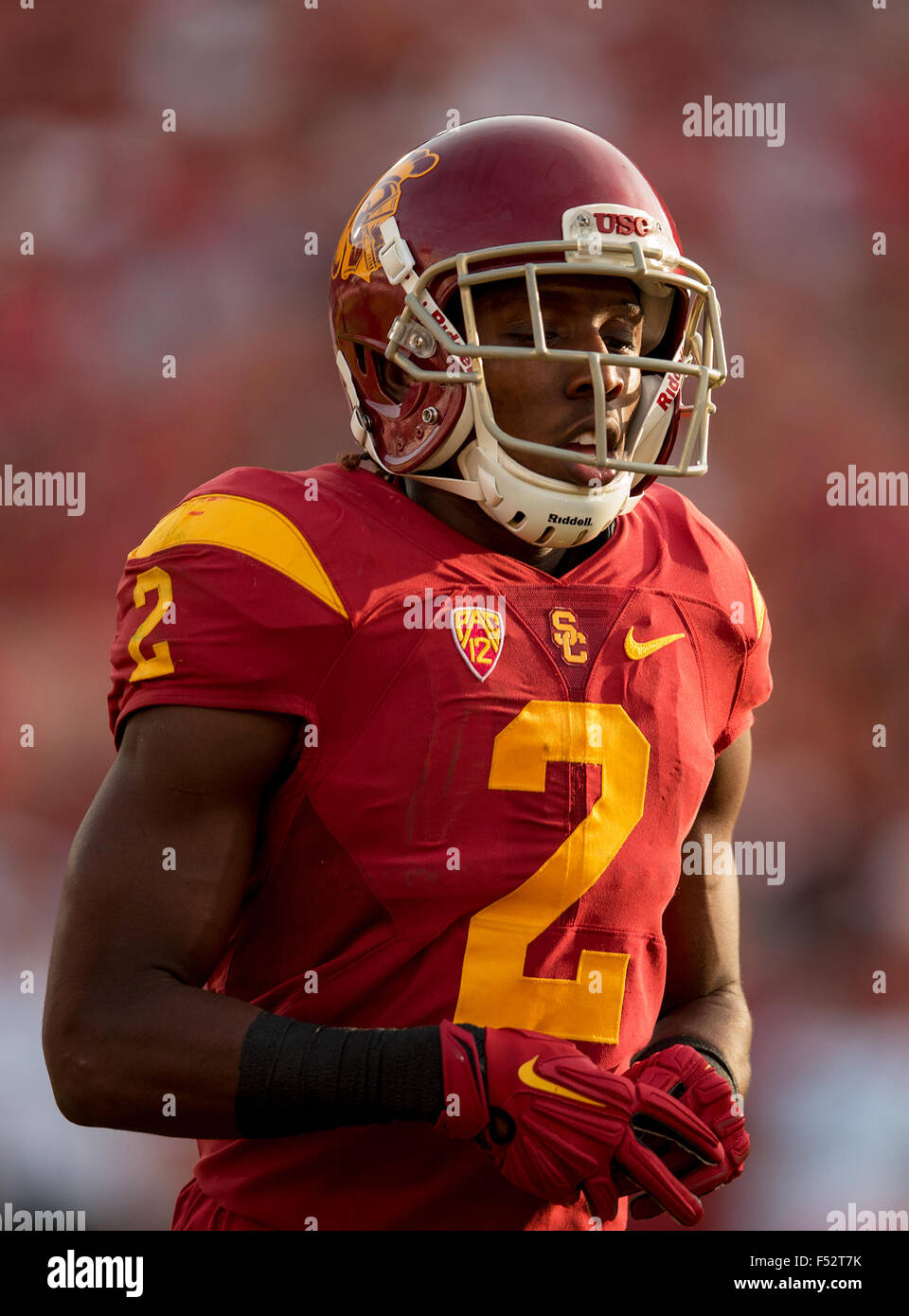 Los Angeles, CA, USA. 24th Oct, 2015. USC wide receiver (2) Adoree ...