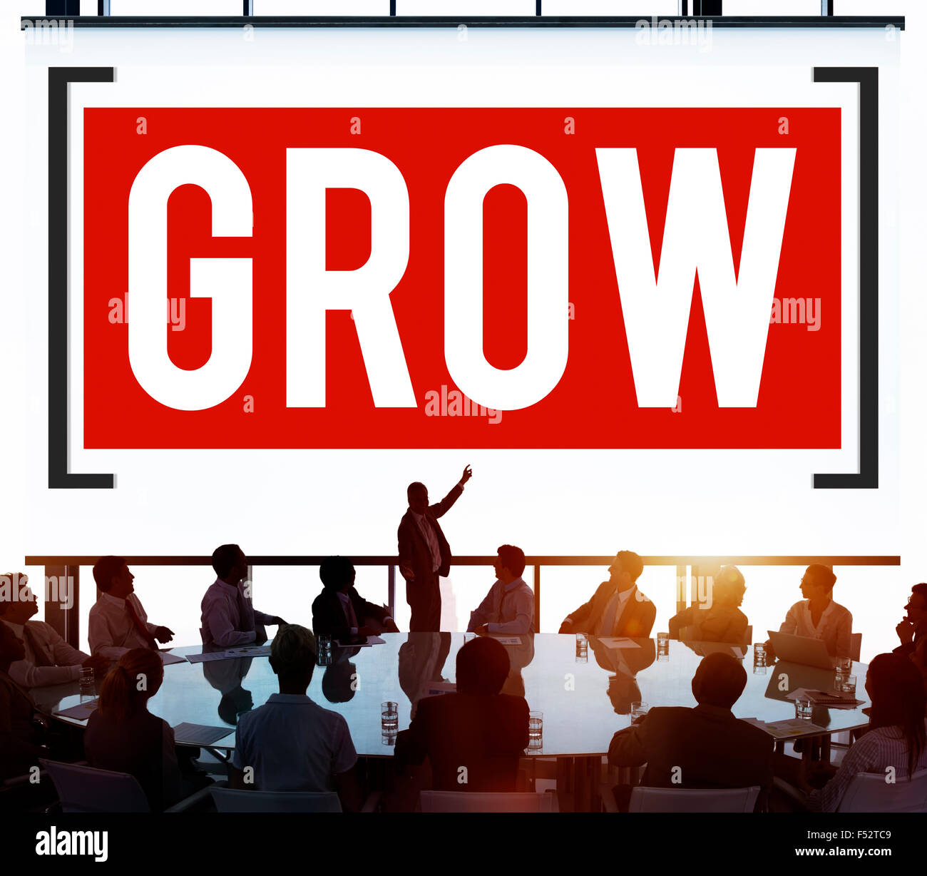 Grow Growth Development Improvement Change Concept Stock Photo - Alamy