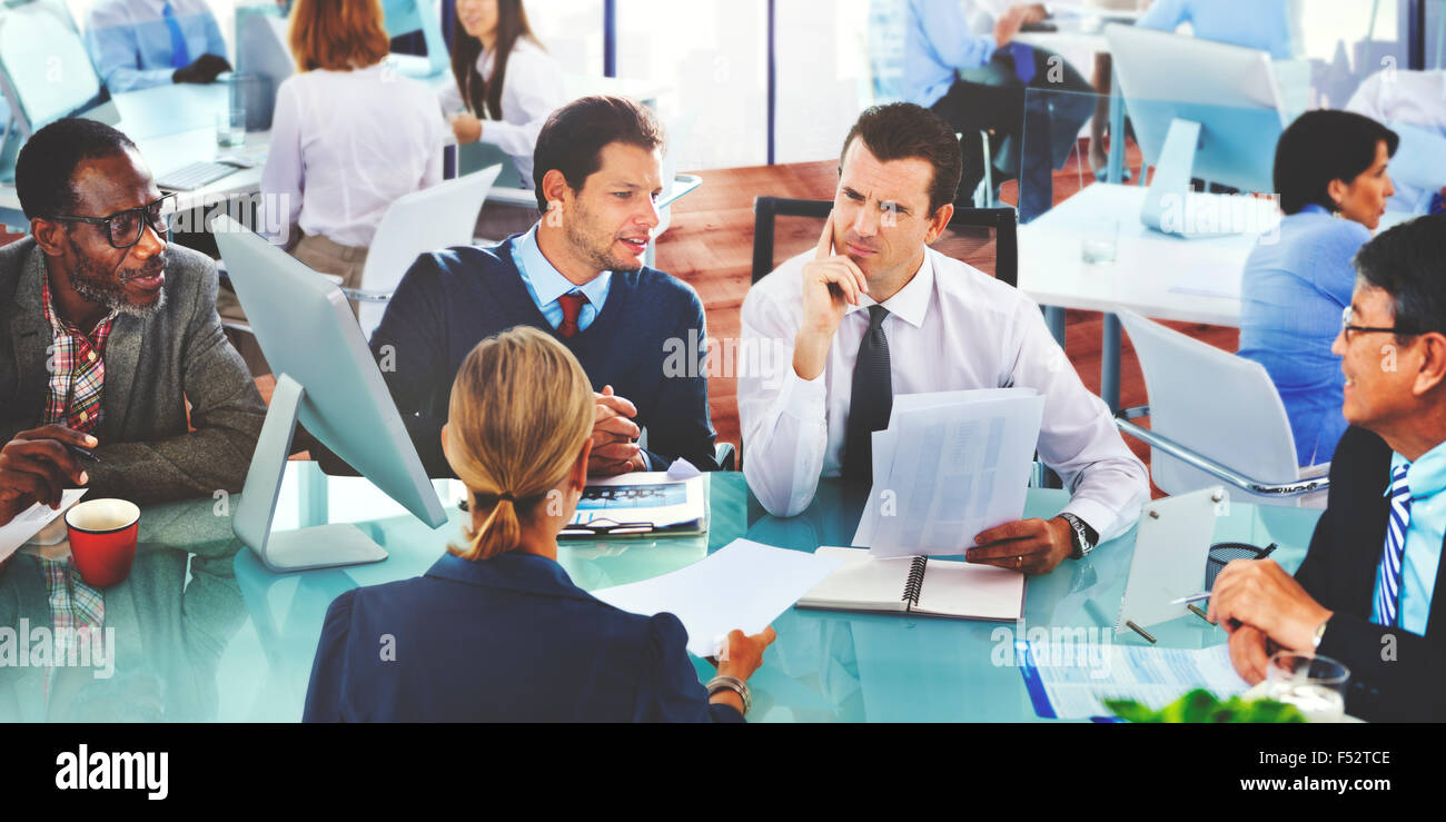 People Global Communication Office Discussion Conversation Group ...