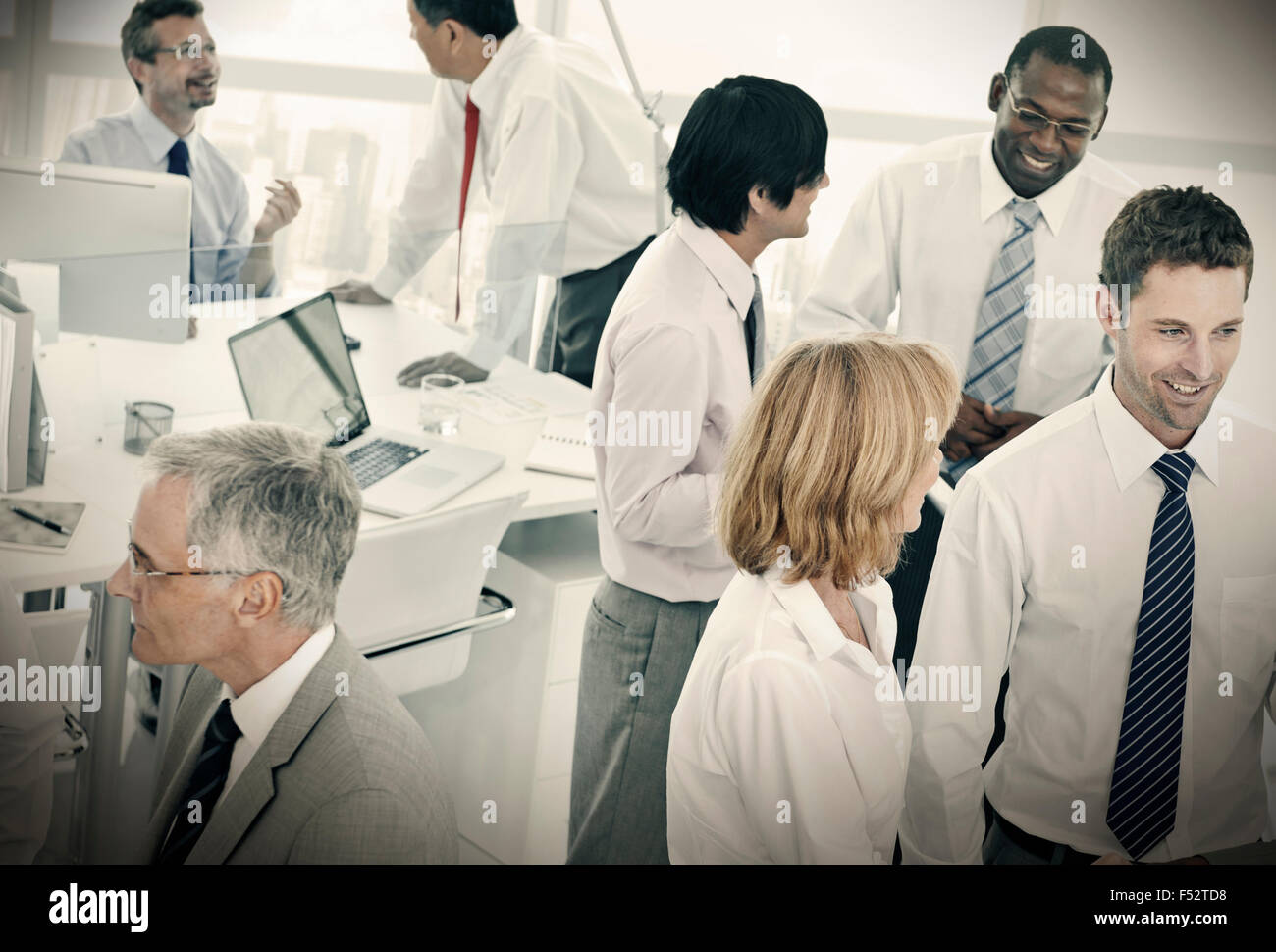 Business People Corporate Communication Office Team Concept Stock Photo ...
