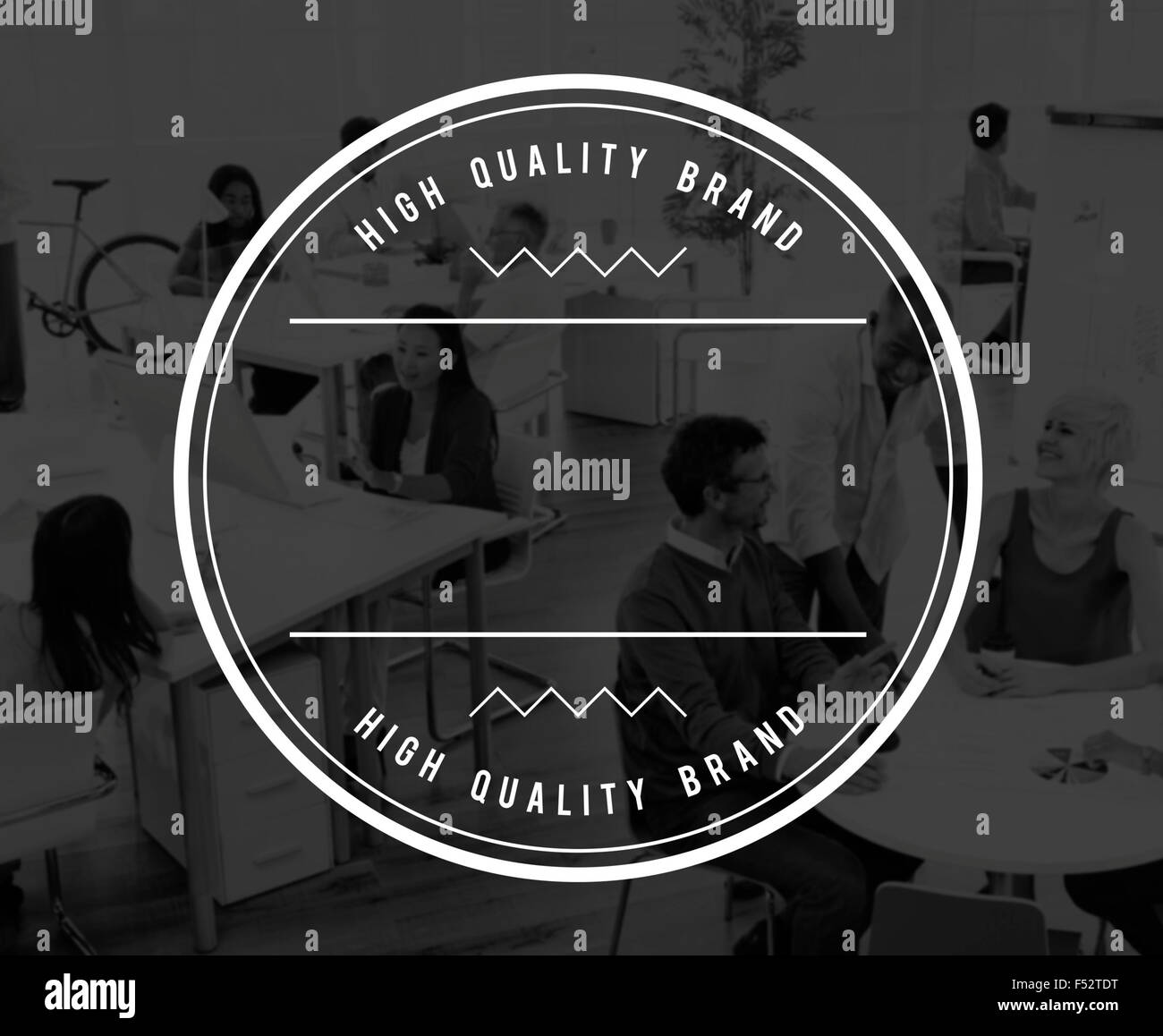 High business circle Black and White Stock Photos & Images - Alamy