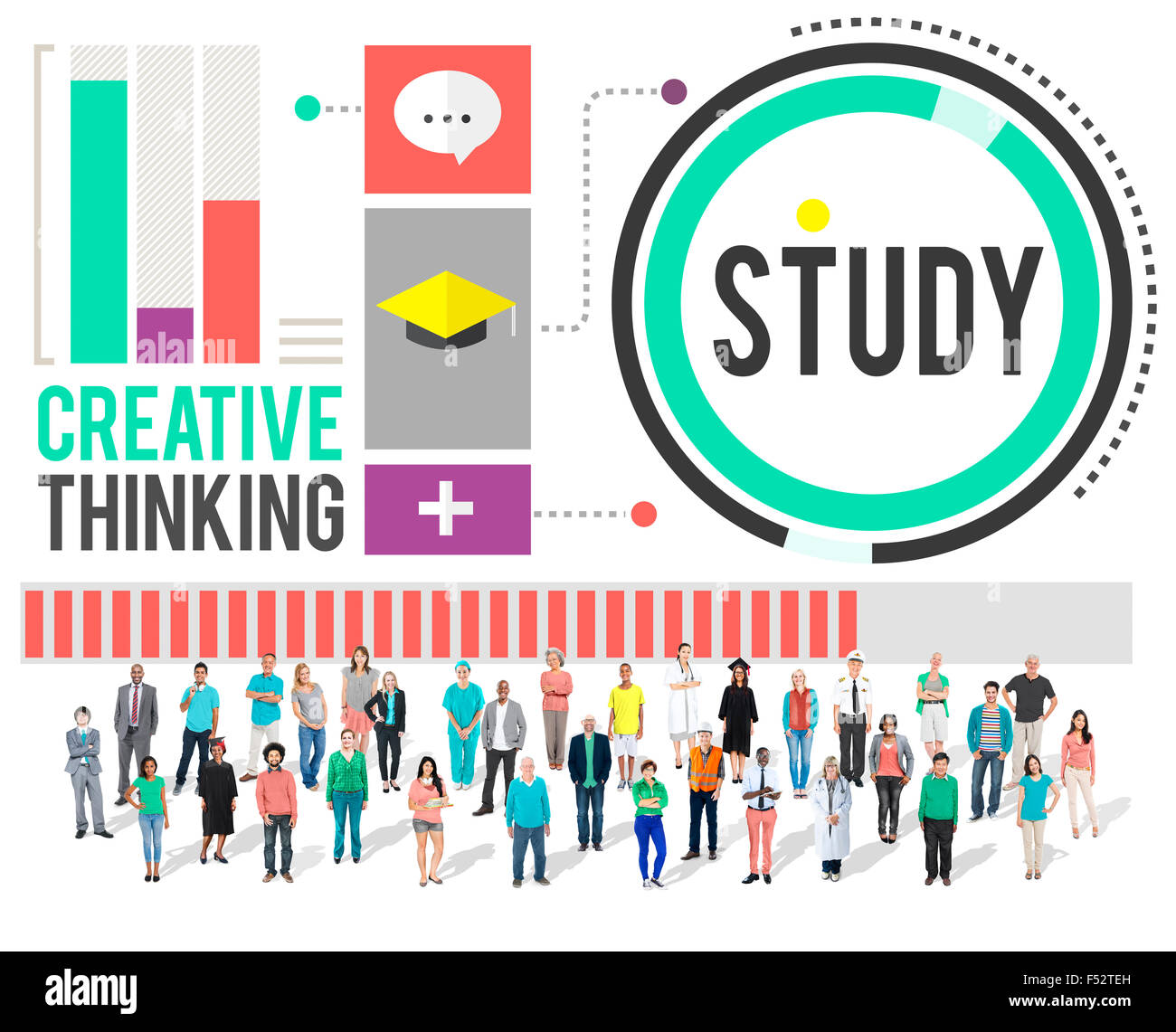 Study Education Knowledge Wisdom Learning Concept Stock Photo - Alamy