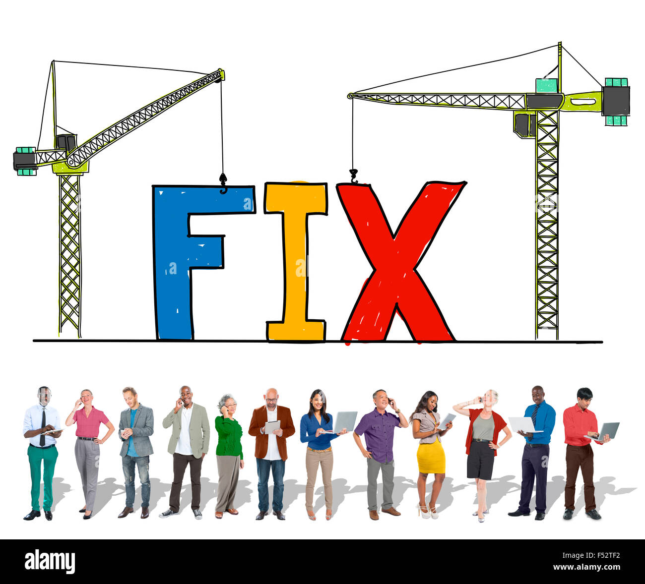 Mobile crane Cut Out Stock Images & Pictures - Alamy