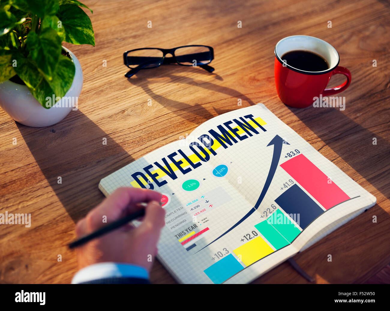 Development Goals Growth Improvement Strategy Concept Stock Photo - Alamy