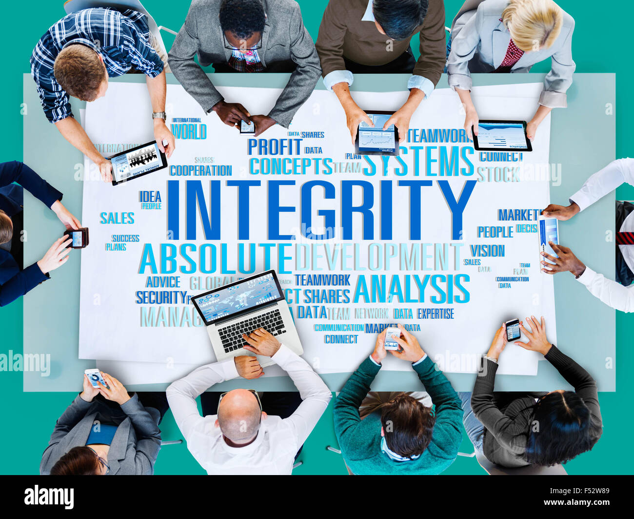 Integrity Structure Service Analysis Value Service Concept Stock Photo ...