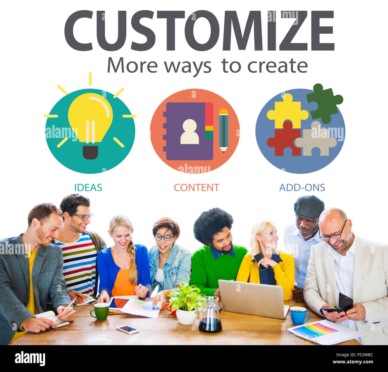 Customize Ideas Identity Individuality Innovation Personalize Concept ...