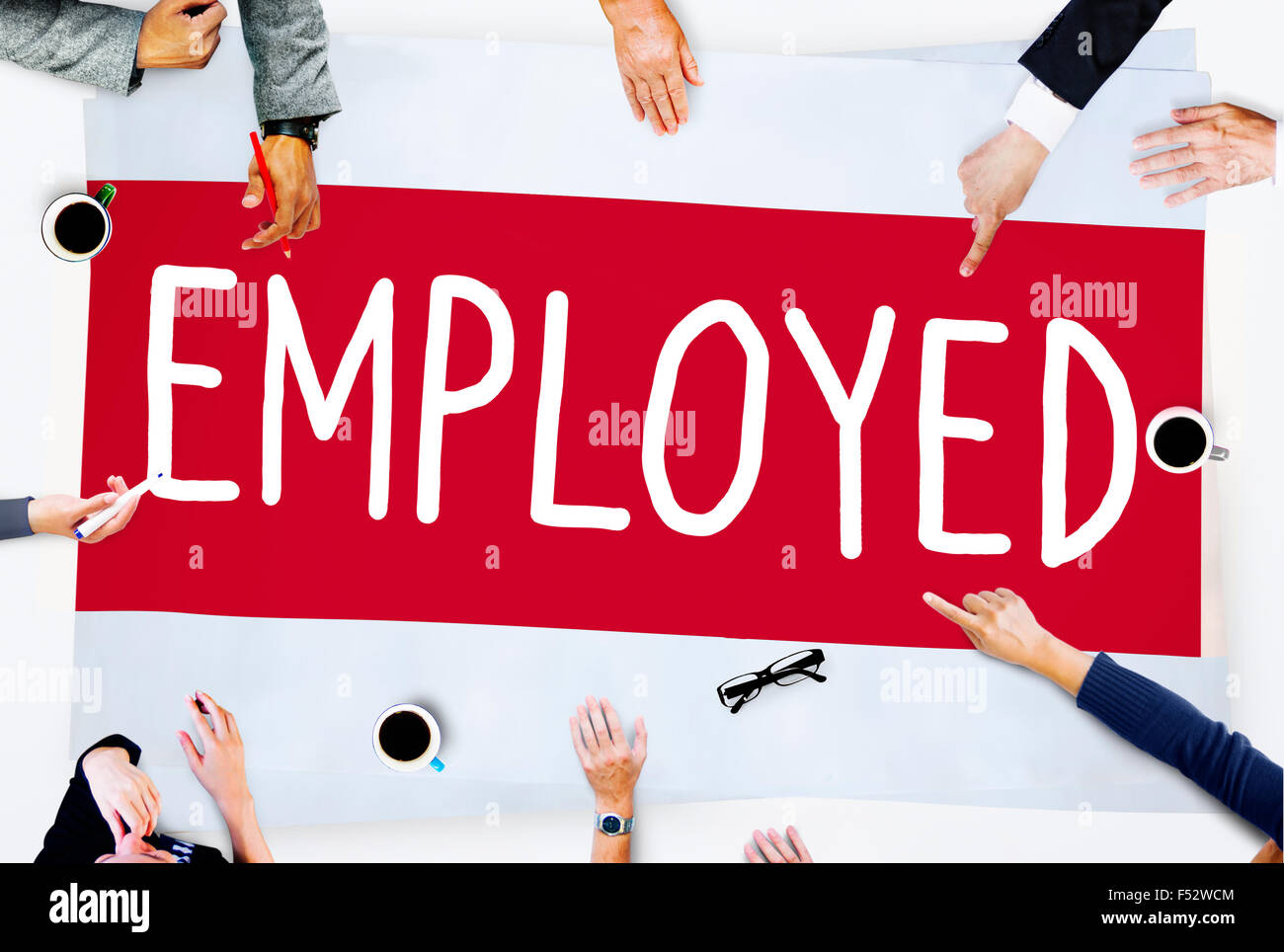 Employment Employed Career Job Hiring Concept Stock Photo - Alamy