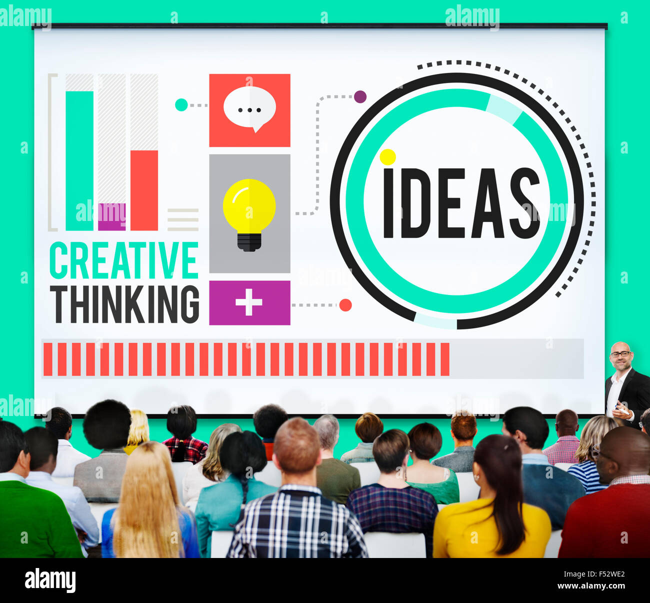 Ideas Creative Thinking Aspirations Mission Concept Stock Photo - Alamy