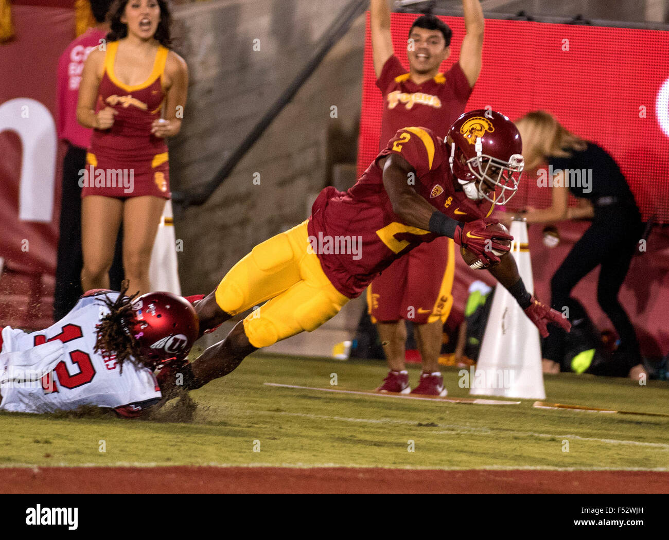 Los Angeles, CA, USA. 24th Oct, 2015. USC wide receiver (2) Adoree ...