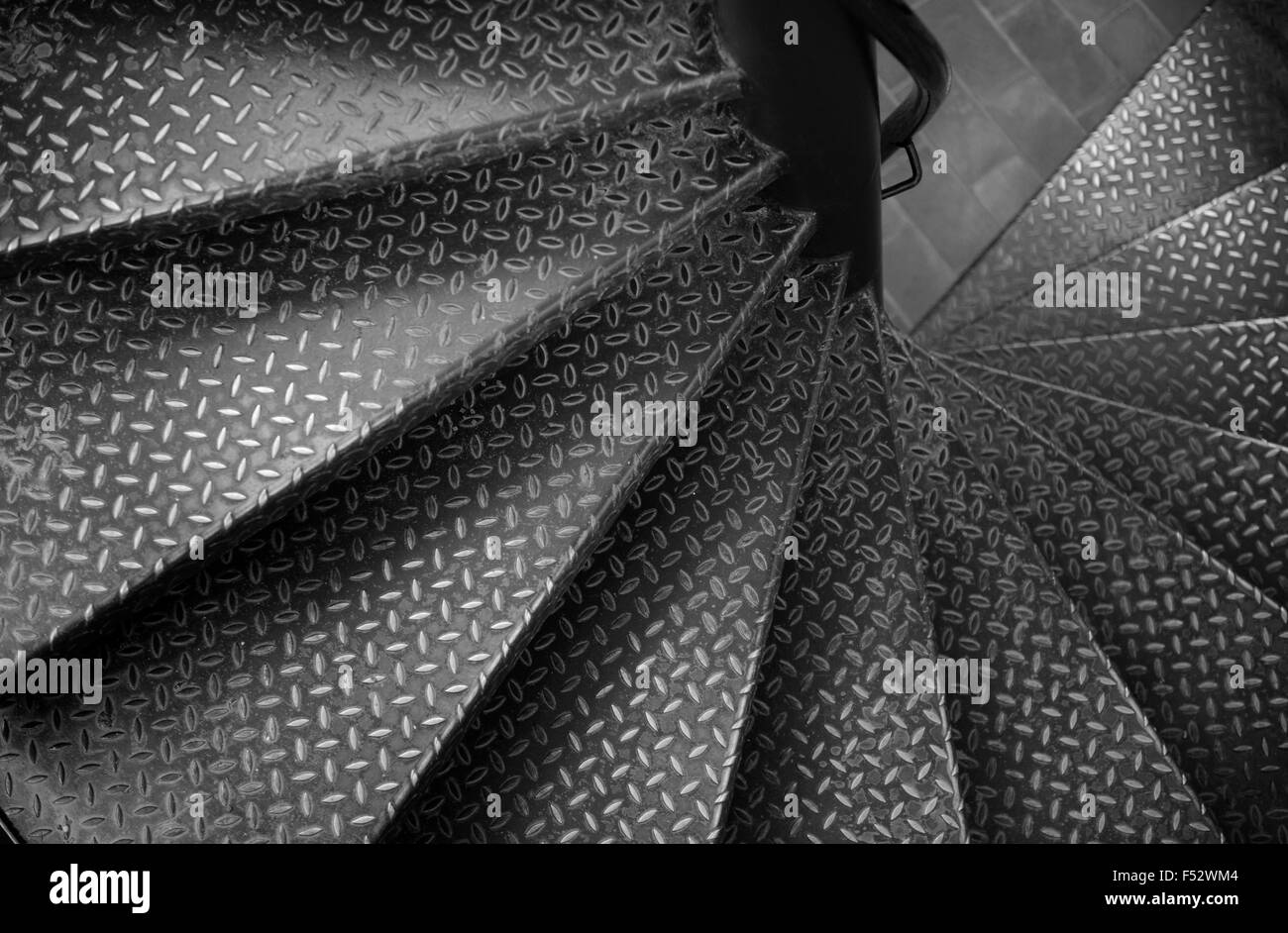 circular stairs with sheet metal fitting Stock Photo - Alamy