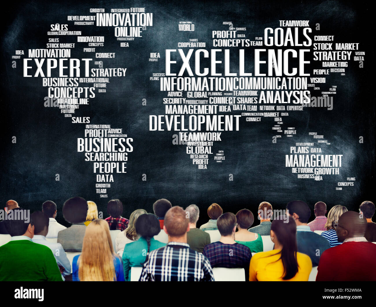 Excellence Expertise Perfection Global Growth Concept Stock Photo - Alamy