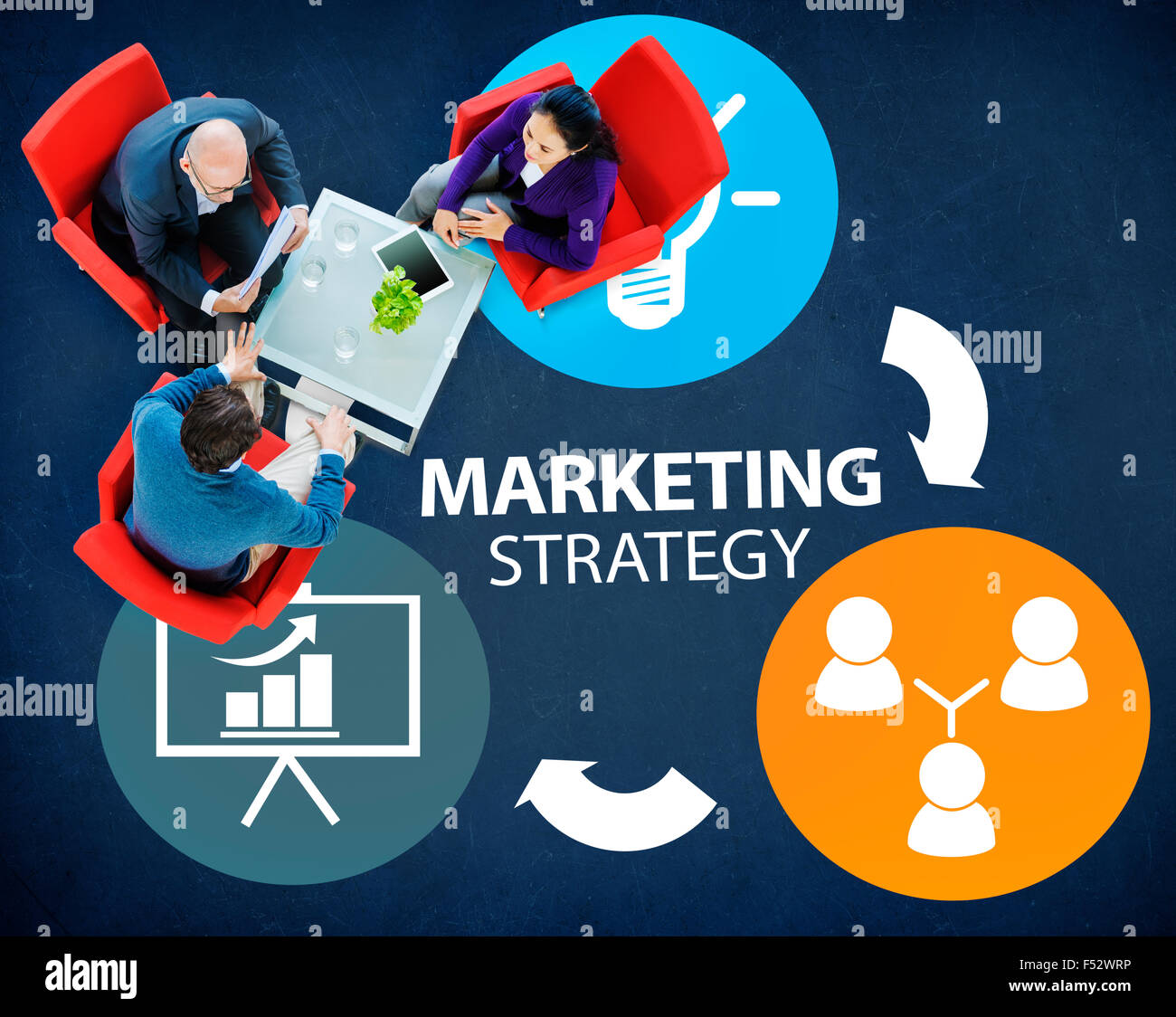 Marketing Strategy Branding Commercial Advertisement Plan Concept Stock ...