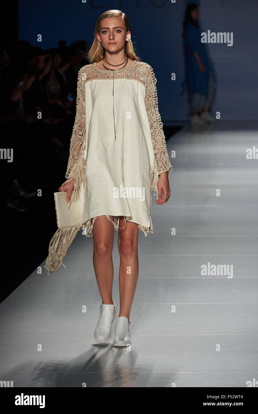 Model walking at the Mercedes Benz start up show during Toronto world ...