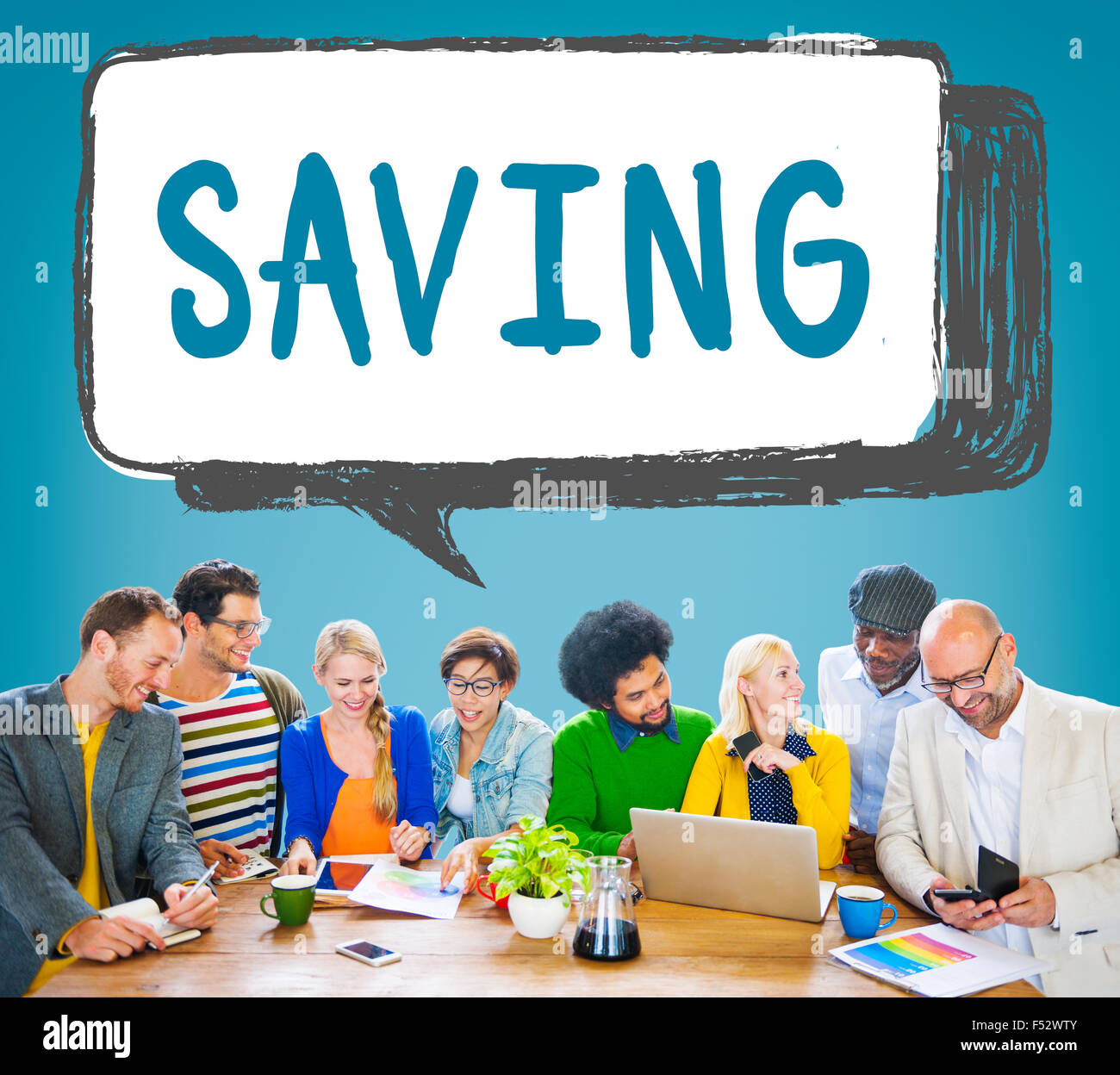 Saving Save Economy Accounting Money Concept Stock Photo - Alamy