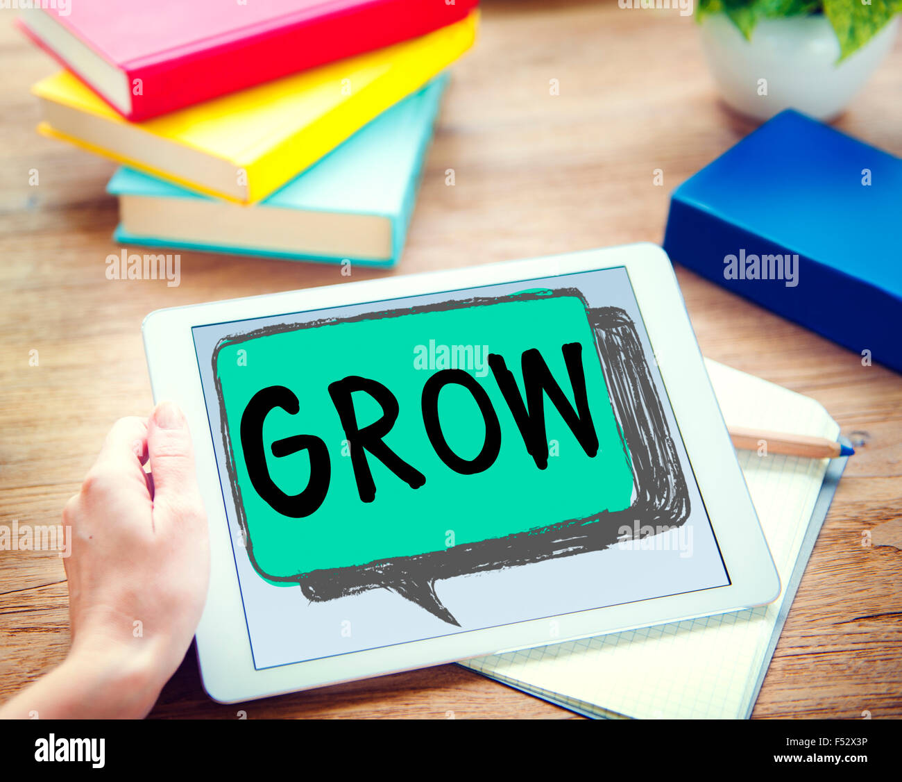 Grow Growth Development Improvement Change Concept Stock Photo - Alamy