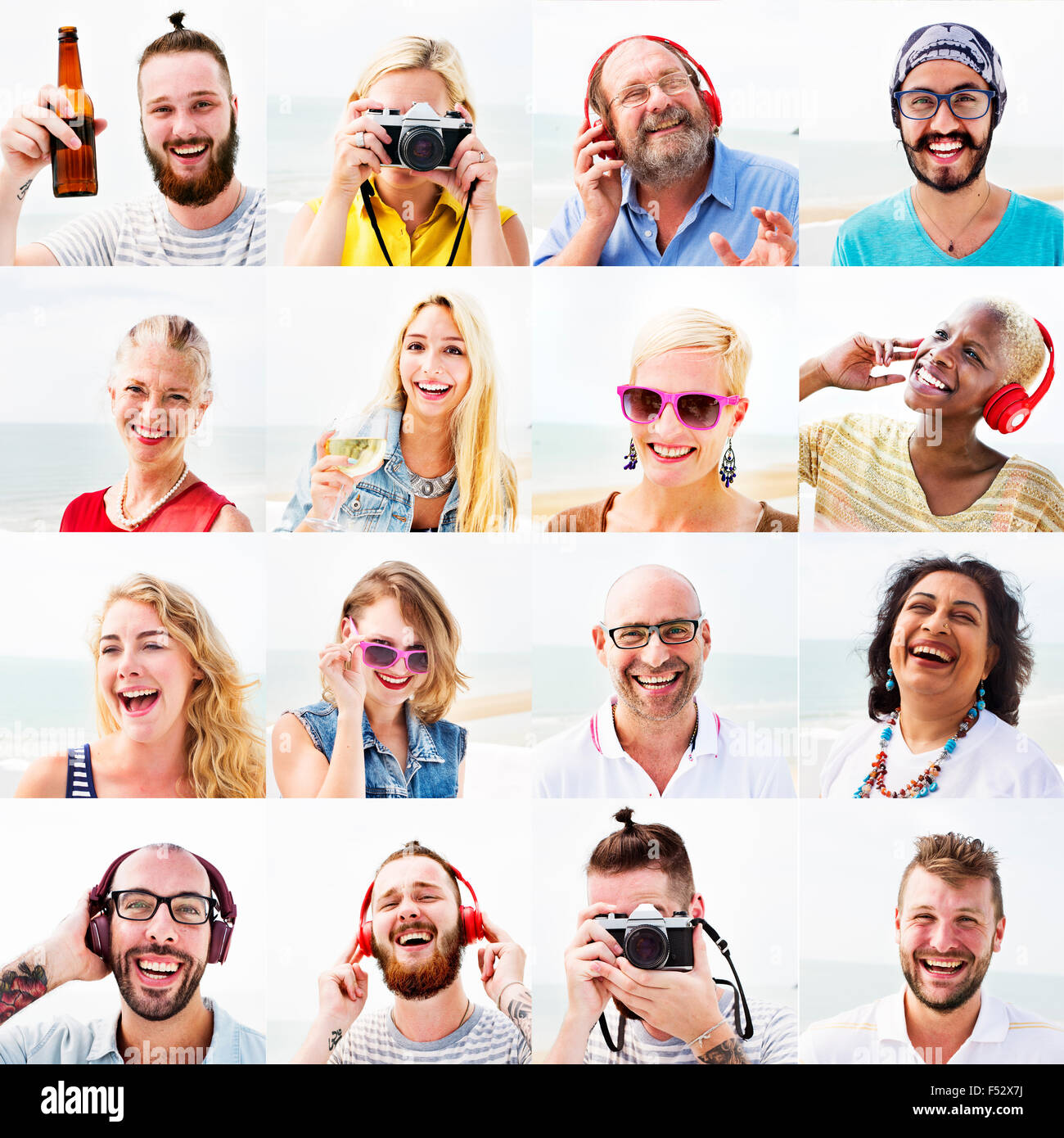 Friends Friendship Portrait Togetherness Fun Concept Stock Photo - Alamy