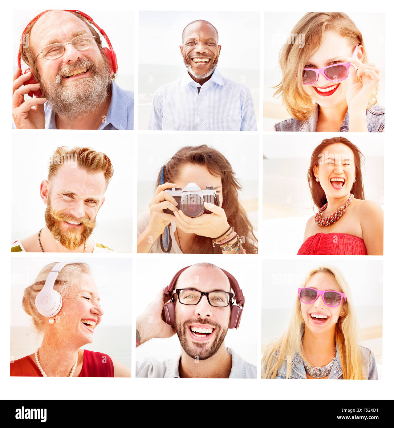 Friends Friendship Portrait Togetherness Fun Concept Stock Photo - Alamy