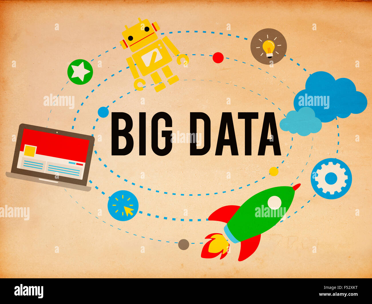 Big Data Database Storage Analysis Security Concept Stock Photo - Alamy