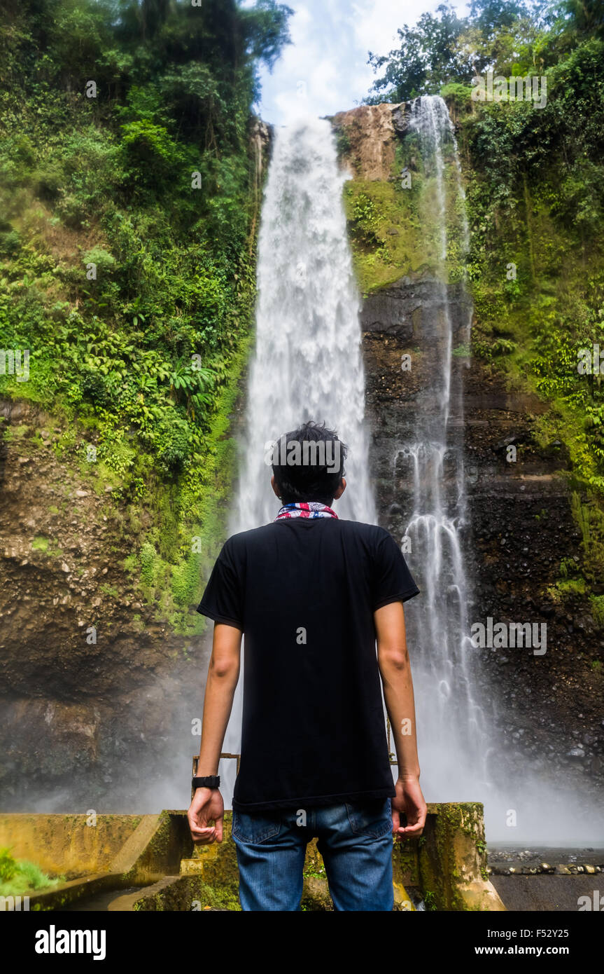 Waterfall Sang Hyang Taraje Indonesia Stock Photo - Alamy