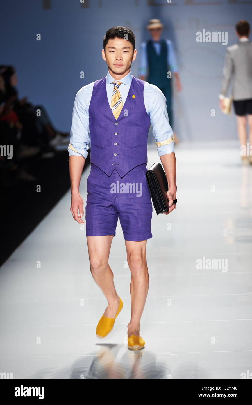 Model walking on the runway during FINEZZA – AU NOM DE L’HOMME show at ...