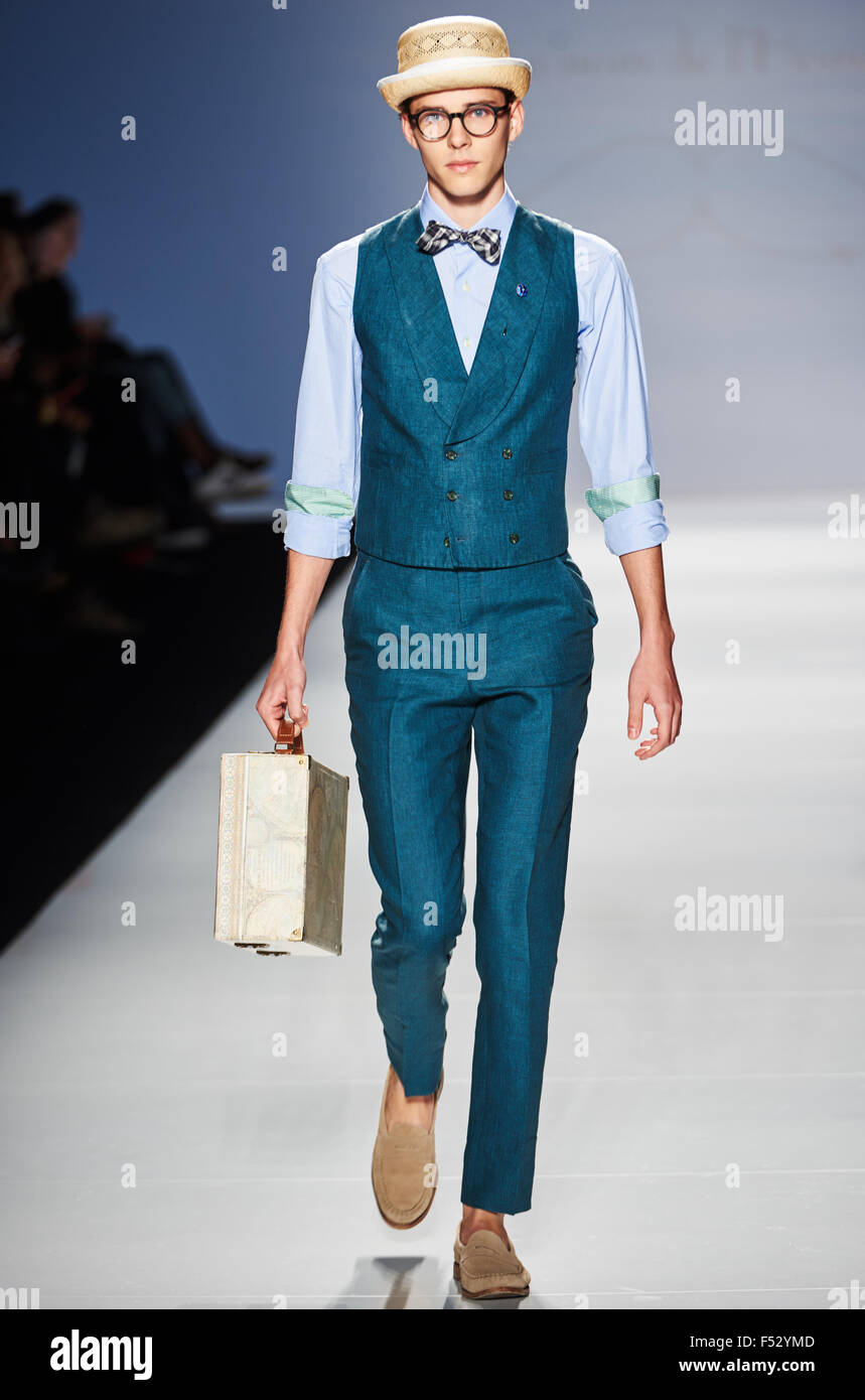 Model walking on the runway during FINEZZA – AU NOM DE L’HOMME show at ...