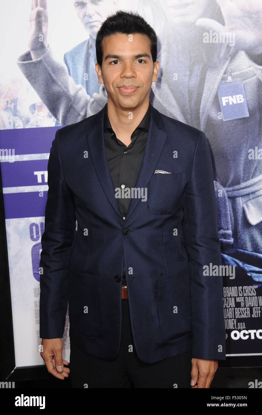 Los Angeles, CA, USA. 26th Oct, 2015. Octavio Gomez at arrivals for OUR ...