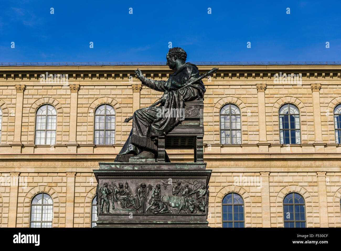 Germany, Bavaria, Upper Bavaria, Munich, Max-Joseph-Platz (square ...