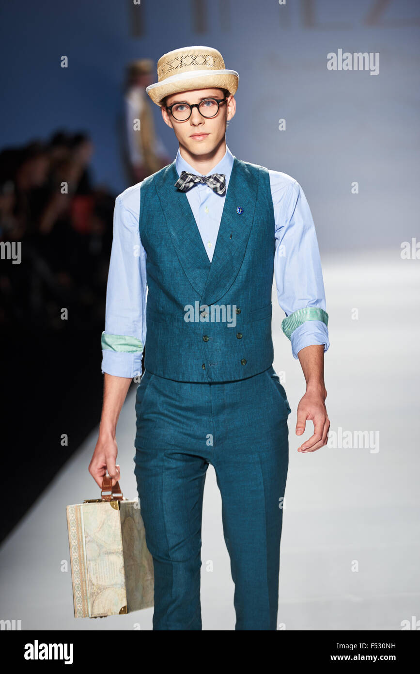 Model walking on the runway during FINEZZA – AU NOM DE L’HOMME show at ...