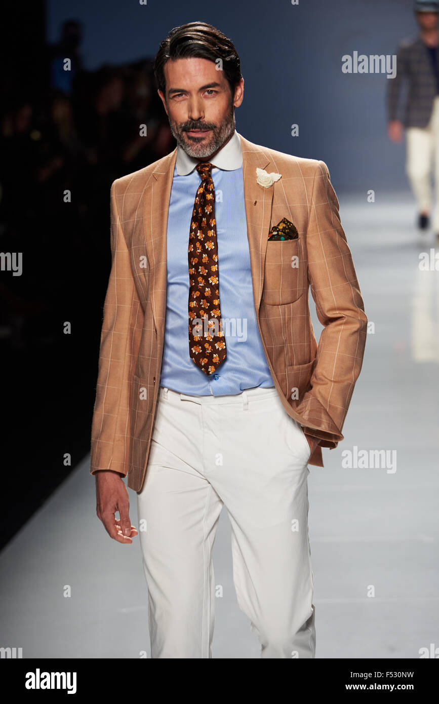 Model walking on the runway during FINEZZA – AU NOM DE L’HOMME show at ...