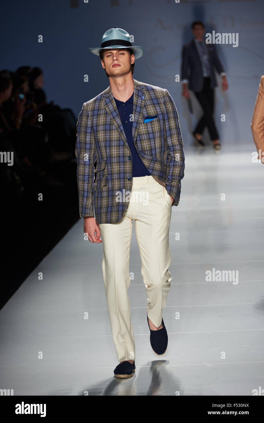 Model walking on the runway during FINEZZA – AU NOM DE L’HOMME show at ...