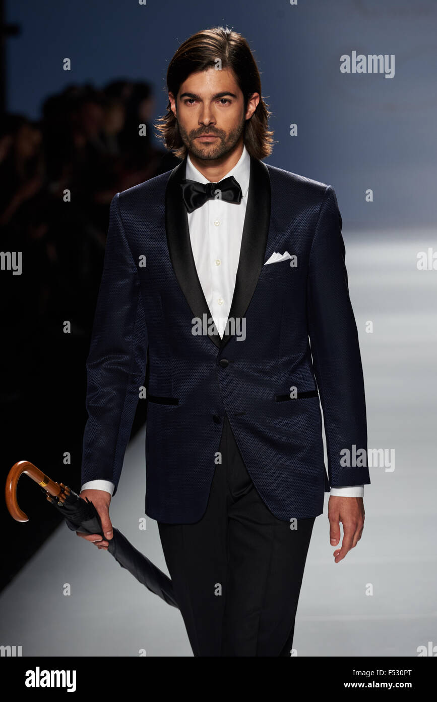 Model walking on the runway during FINEZZA – AU NOM DE L’HOMME show at ...