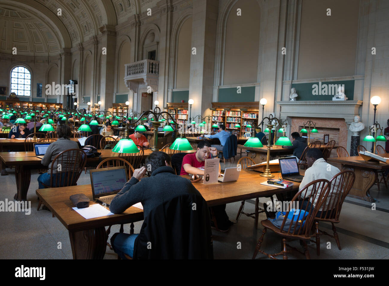 inside boston library Stock Photo - Alamy