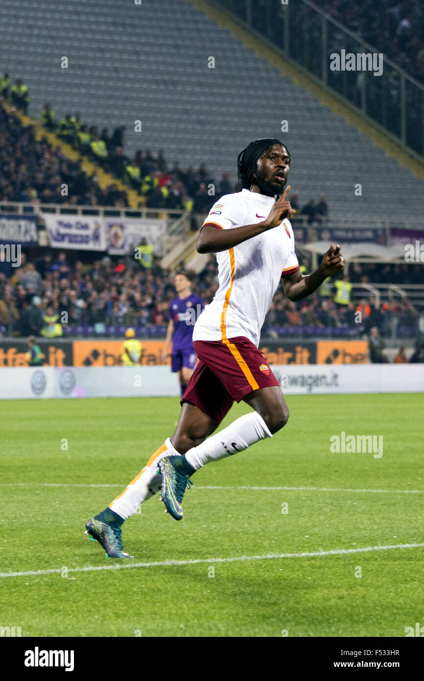 Florence, Italy. 25th Oct, 2015. Gervinho (Roma) Football/Soccer ...