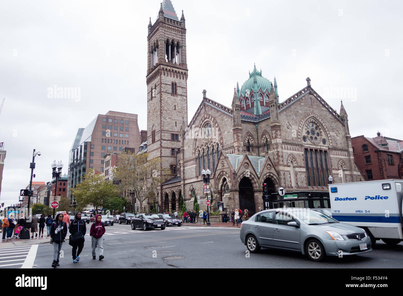trinity church boston Stock Photo - Alamy
