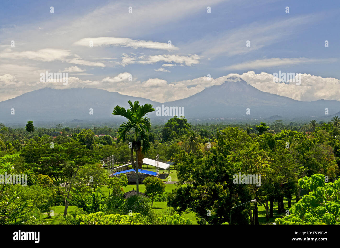 Java, volcanic landscape Stock Photo - Alamy