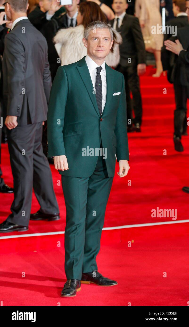 London, Britain. 26th Oct, 2015. British actor Martin Freeman attends ...
