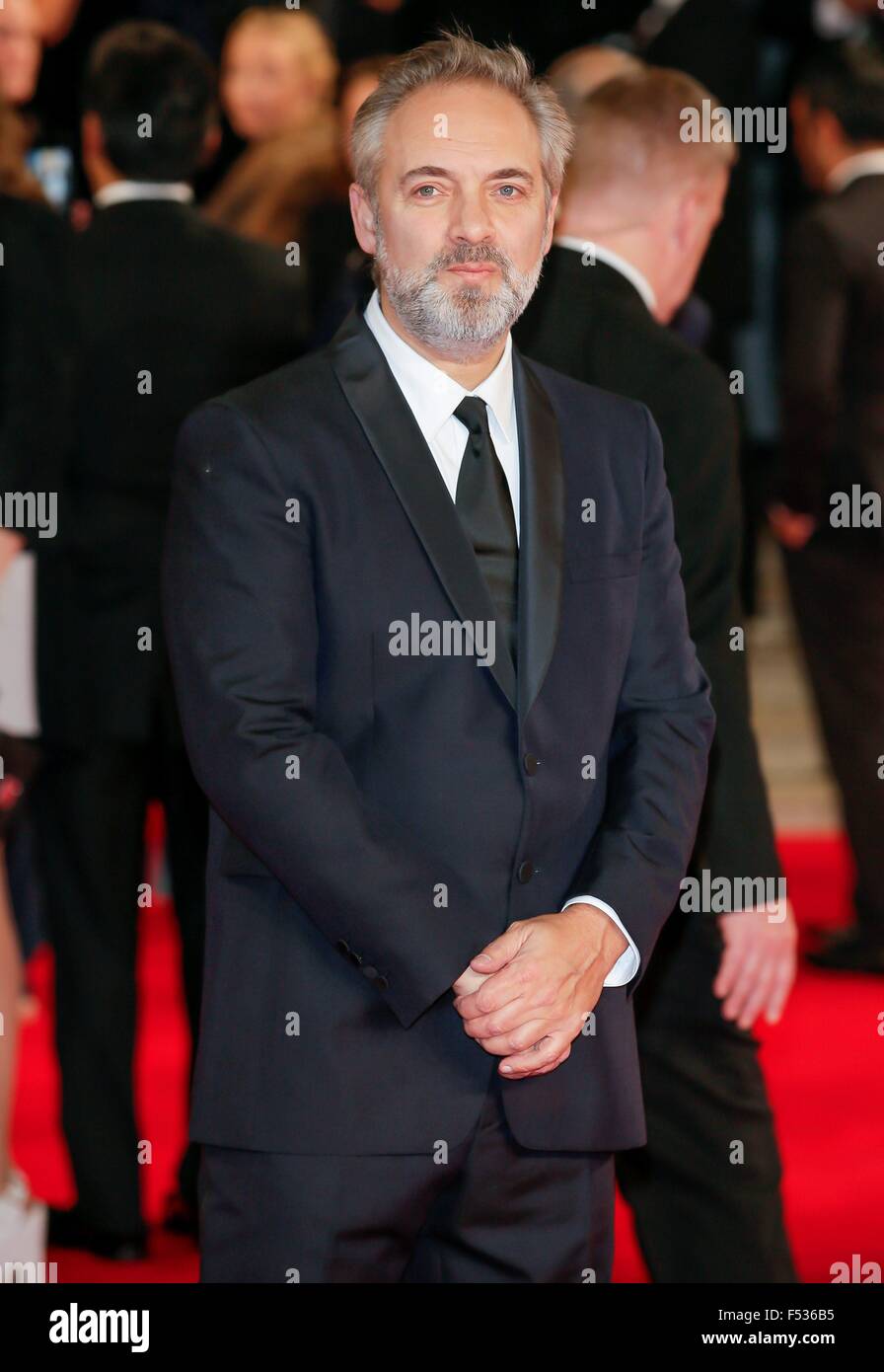 London, Britain. 26th Oct, 2015. British director Sam Mendes attends ...