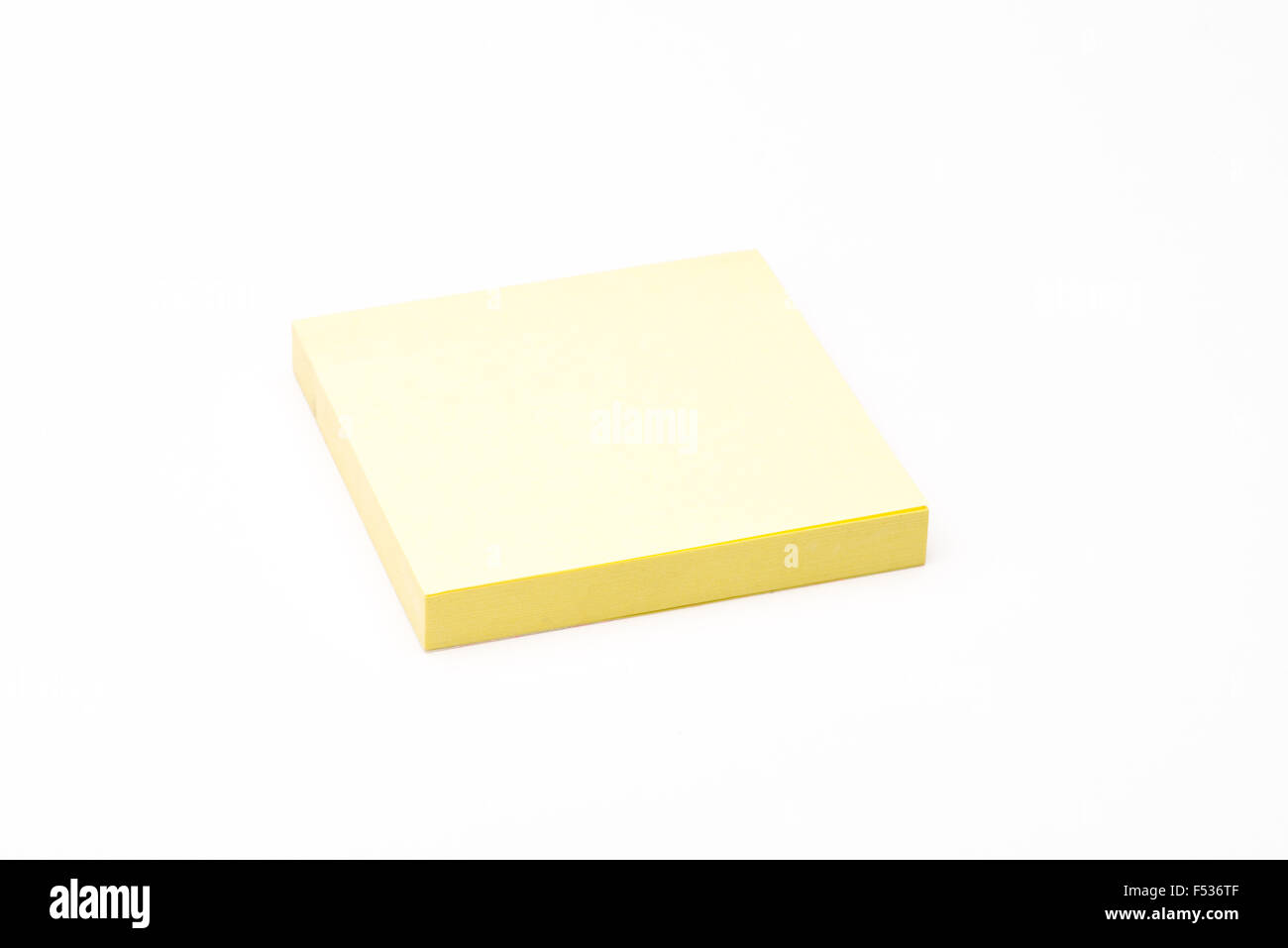 Post-it on white background Stock Photo - Alamy