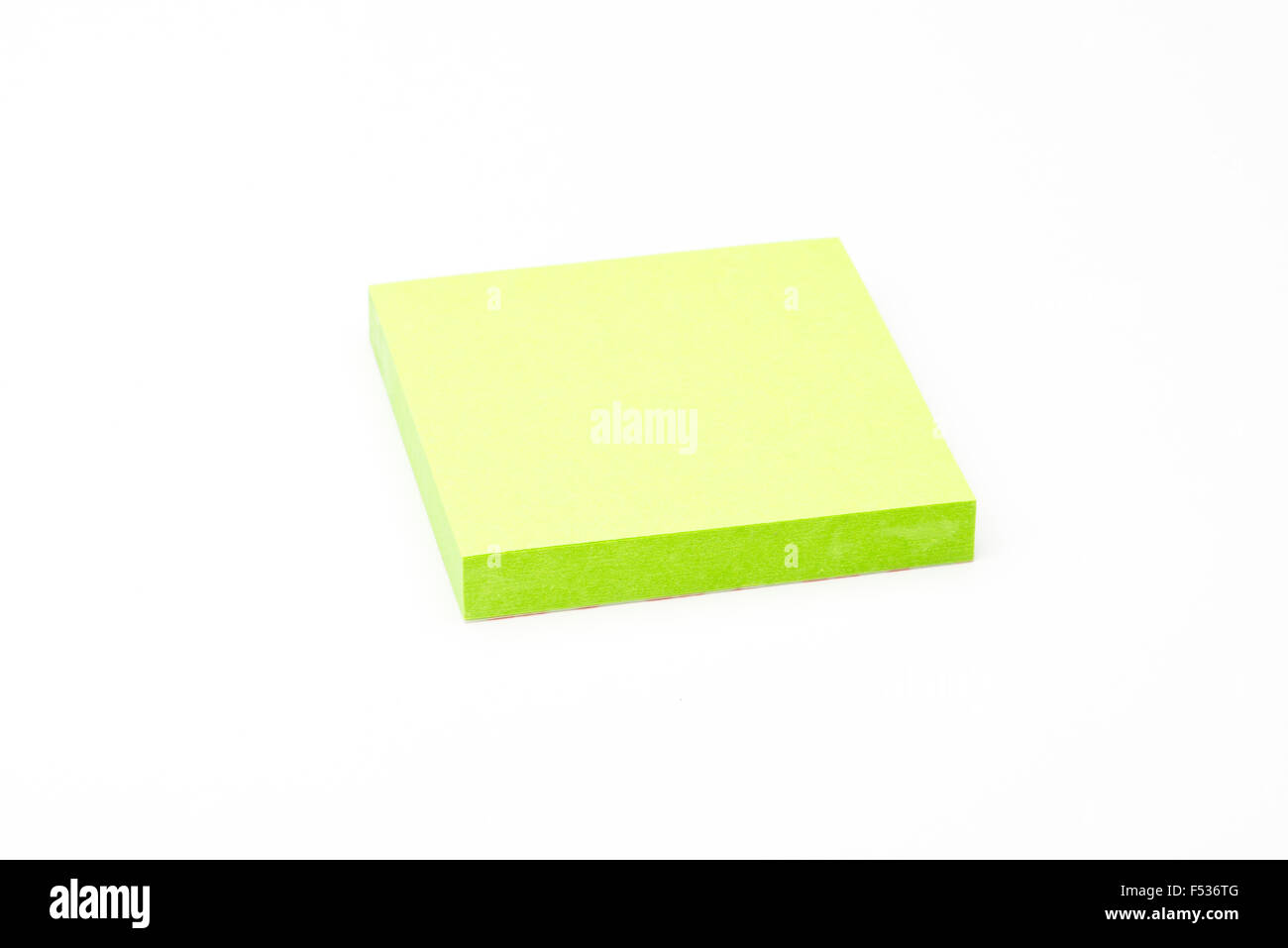 Post-it on white background Stock Photo - Alamy