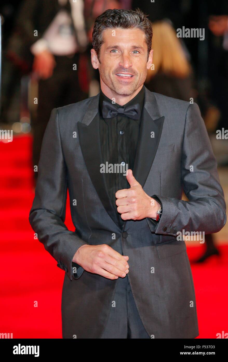 London, Britain. 26th Oct, 2015. US actor Patrick Dempsey attends the ...