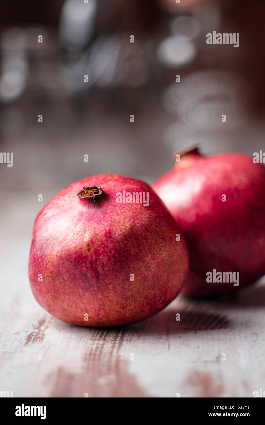 Two fruits pomegranates red hi-res stock photography and images - Alamy