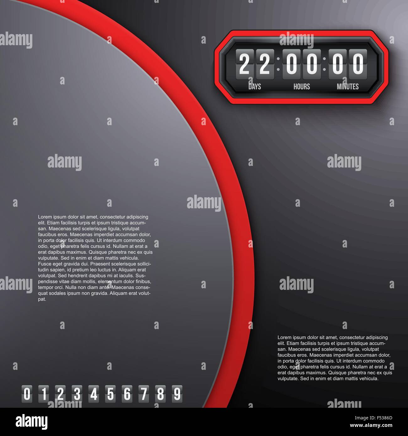 Background Coming Soon and countdown timer Stock Vector Image & Art - Alamy