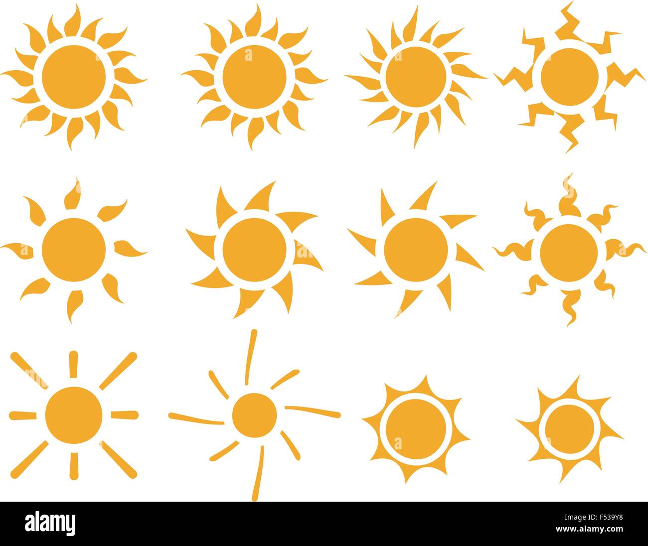 Rays in circle icon Stock Vector Images - Alamy