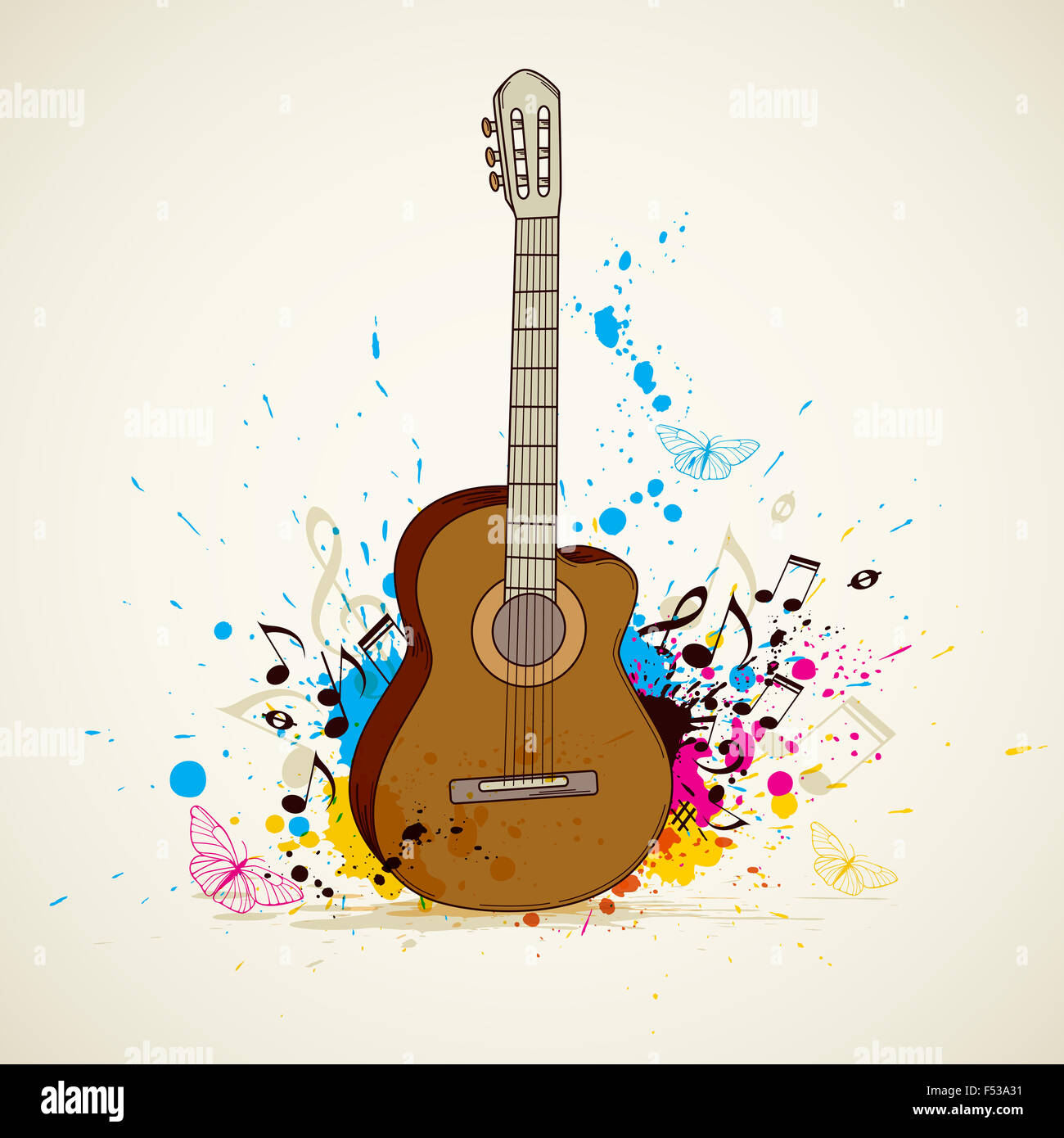 Abstract guitar music background hi-res stock photography and images ...