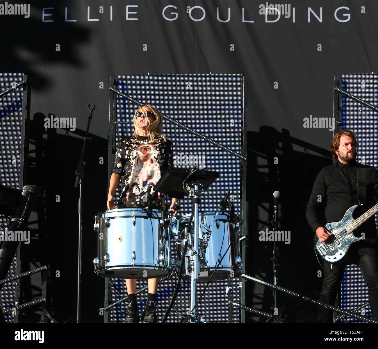 V Festival held at Hylands Park - Day 2 - Performances Featuring: Ellie ...