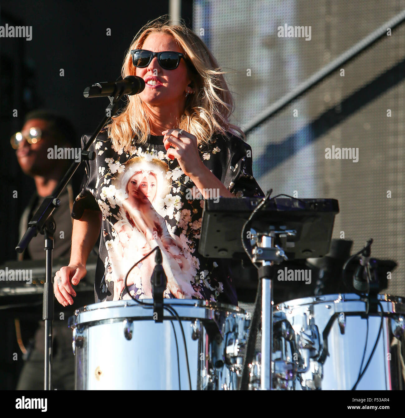 V Festival held at Hylands Park - Day 2 - Performances Featuring: Ellie ...